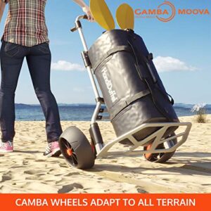 CAMBA Moova Hand Truck; Folding Cart and Dolly; Stair Climbing Wheel Technology; Heavy Duty 220lbs Load Capacity