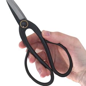 Garden Guru Professional Bonsai Scissors 200mm - Traditional Butterfly Bonsai Pruner Shear for Precise Trimming Pruning and Deadheading of Flowers Plants, Japanese Bonsai Garden Tools