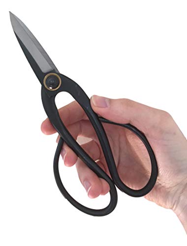 Garden Guru Professional Bonsai Scissors 200mm - Traditional Butterfly Bonsai Pruner Shear for Precise Trimming Pruning and Deadheading of Flowers Plants, Japanese Bonsai Garden Tools