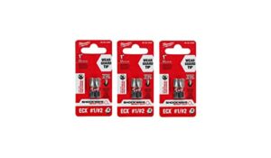 milwaukee 48-32-4440 insert bit ecx 1/4"hex, 2 per pack, 3 pack