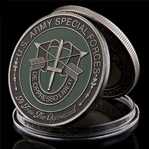 junk and disorderly, az: us army special forces green beret challenge coin