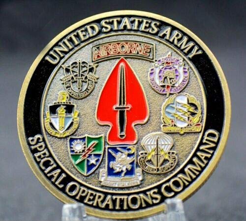 Junk and Disorderly, AZ US Army SOCOM Special Operations Command Special Forces Ranger Challenge Coin