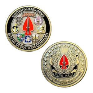 Junk and Disorderly, AZ US Army SOCOM Special Operations Command Special Forces Ranger Challenge Coin