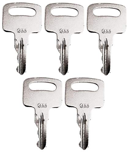 5 Pack Keys for Genie, Skyjack, Snorkel, Terex, Vermeer, Upright Lifts 104466, 455 (5)