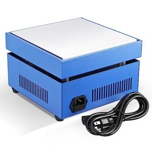 Soiiw Upgraded 110V 850W Soldering Hot Plate LED Microcomputer Electric Preheat Soldering Station Welder Hot Plate Rework Heater Lab 200X200mm Plate