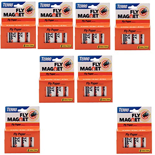 Terro T518 Fly Magnet Sticky Fly Paper Fly Trap, 8 Pack (8)