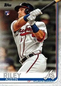 2019 topps update baseball #us100 austin riley rookie card