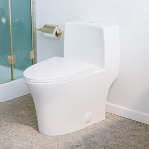 Swiss Madison SM-1T128 Bastille One Piece Elongated Dual Flush Toilet