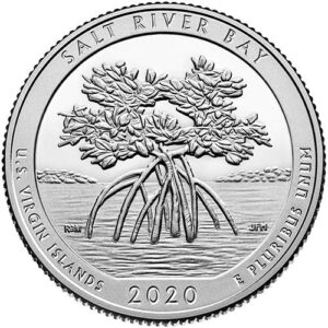 2020 s clad proof salt river bay u.s. virgin islands national park np quarter gem proof us mint