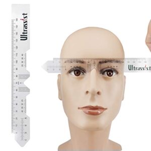 Ultrassist Pupillometers for Measuring Pupillary Distance (PD), Transparent PD Ruler, Essential Tool for Single PD or Dual PD Measurement