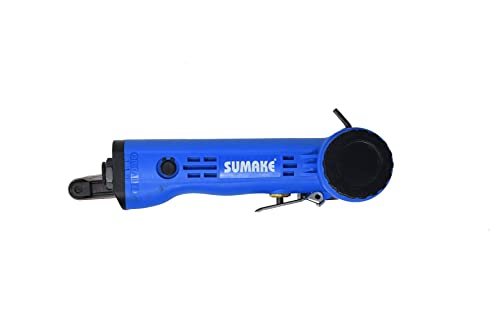 Air pneumatic power Belt Sander Free Speed: 17,000 RPM, Size: 1/2" x 18", comes with 1 piece of #80, 100, 120 sandpaper, (Sumake ST-BS110E))