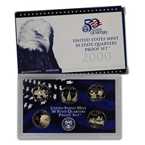 1999 S - 2009 S All 56 Proof State & Territory Quarters Complete Set With Boxes and COA Proof Proof