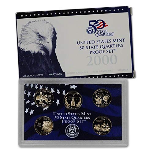 1999 S - 2009 S All 56 Proof State & Territory Quarters Complete Set With Boxes and COA Proof Proof