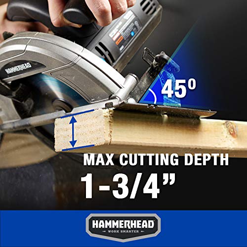 Hammerhead 12-Amp 7-1/4 Inch Circular Saw with Saw Blade – HACS120