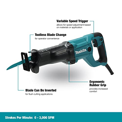 Makita JR3051T Recipro Saw - 12 AMP