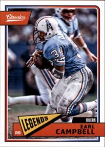 2018 classics football #192 earl campbell houston oilers legend panini nfl card