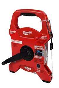 milwaukee 48-22-5302 200ft fiberglass open reel long tape