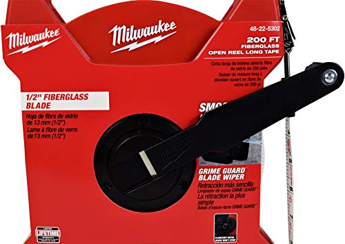 Milwaukee 48-22-5302 200FT Fiberglass Open Reel Long Tape