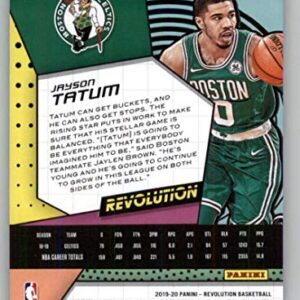 2019-20 Revolution Basketball #75 Jayson Tatum Boston Celtics Official NBA Trading Card From Panini America