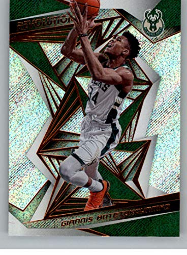 2019-20 Revolution Basketball #76 Giannis Antetokounmpo Milwaukee Bucks Official NBA Trading Card From Panini America