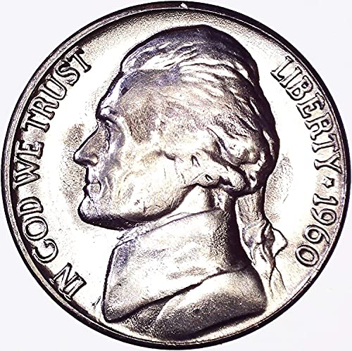 1960 D Jefferson Nickel 5C Brilliant Uncirculated