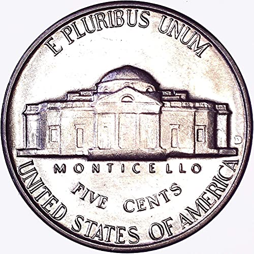 1960 D Jefferson Nickel 5C Brilliant Uncirculated