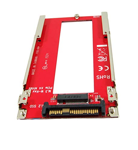 Ableconn IU2-M3153 M.3 NGSFF to U.2 Adapter - Turn M.3 NGSFF (NF1) NVMe SSD to 2.5-inch Drive for U.2 (SFF-8639) Host Interface - Support Samsung NF1 SSD - M.3 to U.2