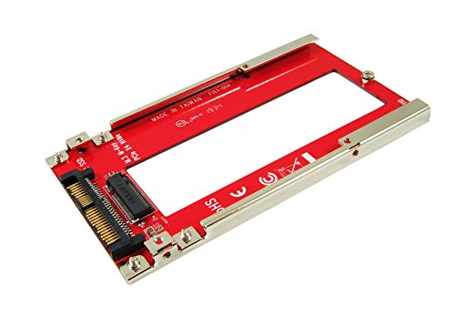 Ableconn IU2-M3153 M.3 NGSFF to U.2 Adapter - Turn M.3 NGSFF (NF1) NVMe SSD to 2.5-inch Drive for U.2 (SFF-8639) Host Interface - Support Samsung NF1 SSD - M.3 to U.2