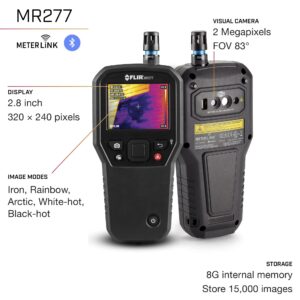 FLIR MR277 Moisture Meter, MSX IR Camera & Hygrometer for Building Inspection