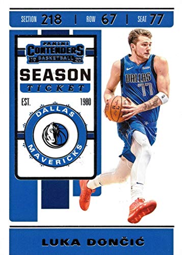 2019-20 Panini Contenders #73 Luka Doncic Basketball Card Mavericks