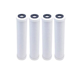 Compatible with CB3 Carbon Block Undersink Replacement Water Filters 4 Pack Cartridge by CFS