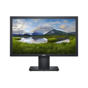 dell 20 e2020h 19.5-inch 60hz small thin monitor for laptop, computer & desktop,  hd+ 1600 x 900p, anti glare, led display, vga/displayport connectivity - black