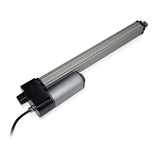 PROGRESSIVE AUTOMATIONS 12V Waterproof (450 lbs. 14 in.) Linear Actuator IP68M. IP69K for Industrial, Solar Usage. Brushed DC Electric Motor & 400-Hour Salt Spray Rating PA-10-14-450-N-12VDC-SS