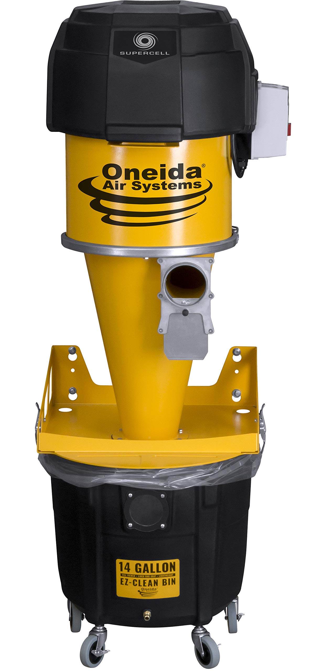 Oneida Air Systems Supercell High-Pressure HEPA-GFM Dust Collector (14-Gallon)