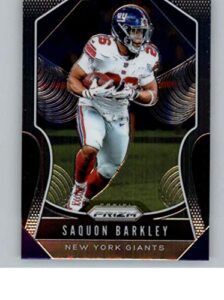 football nfl 2019 panini prizm #46 saquon barkley ny giants