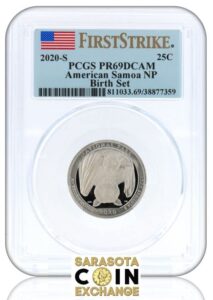 2020 s american the beautiful quarter pcgs pr-69