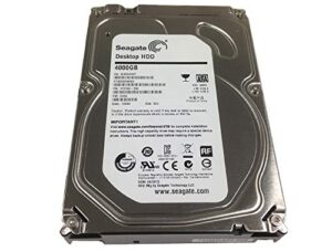 seagate st4000dm000 desktop hdd 4tb sata 6gb/s ncq 64mb cache 3.5in internal bare drive (renewed)