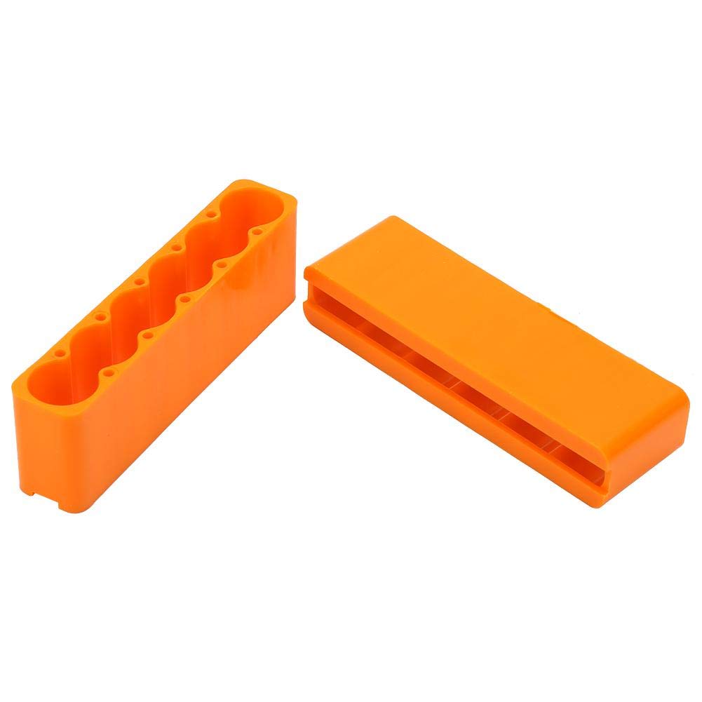 2PCS Battery Welding Clamp Industrial Plastic 18650 Battery Container Adjustable Battery Pack Holder Welding Fixing Accessory(6-Section)