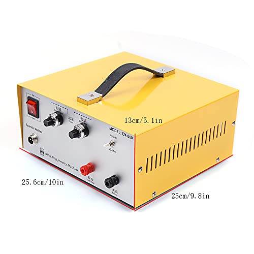 Spot Welder Jewelry Spot Welding Machine Tool Gold Silver Jewelry Spot Welding Tool 110V for Necklaces Earring 400W US STOCK