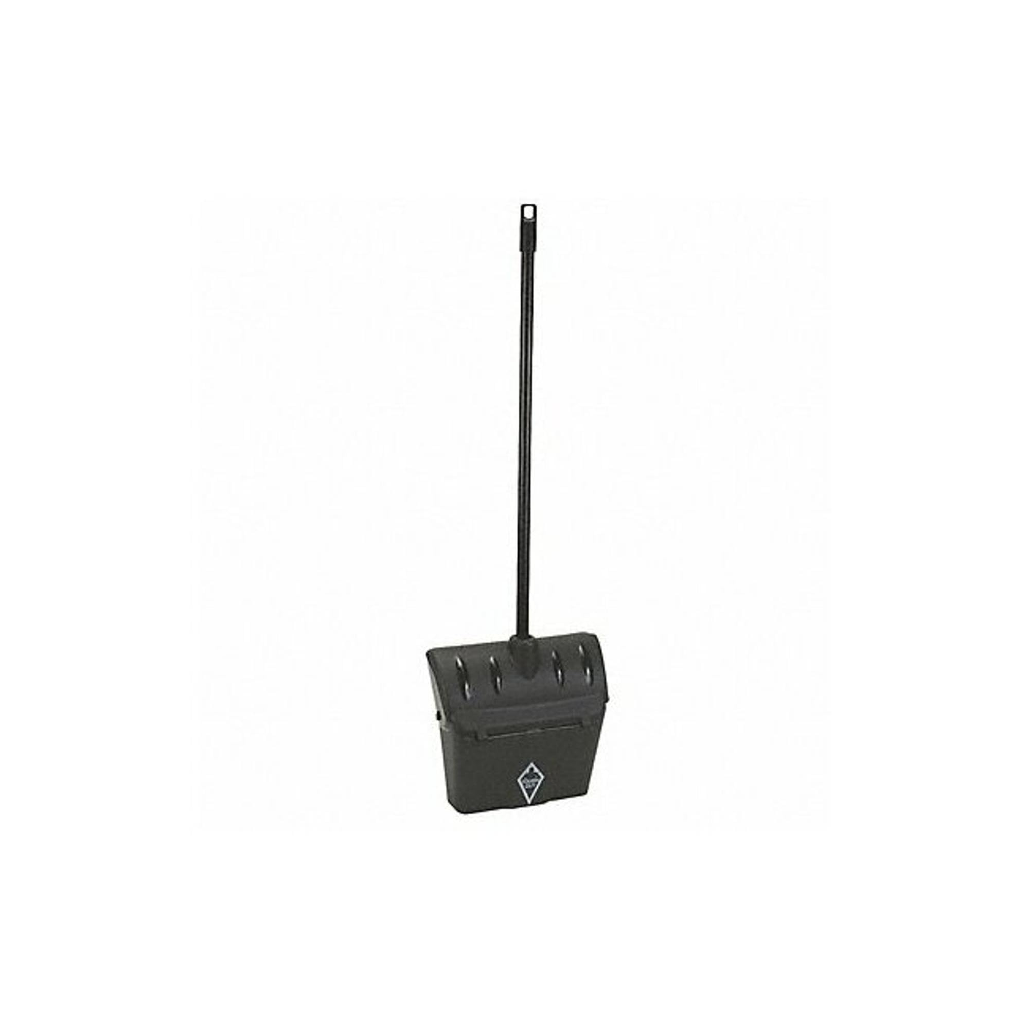 Long Handled Dust Pan, Black, Plastic