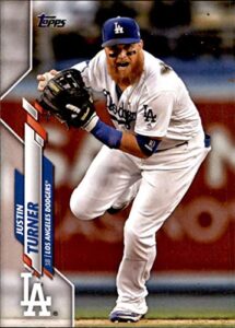 baseball mlb 2020 topps #316 justin turner nm-mt dodgers