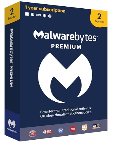 Malwarebytes | Amazon Exclusive | 18 Months, 2 Devices | PC, Mac, Android [Online Code]