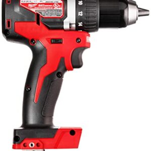 Milwaukee M18 18-Volt Lithium-Ion Brushless Cordless 1/2 Inch Compact Drill/Driver (Tool-Only) 2801-20 (Renewed)