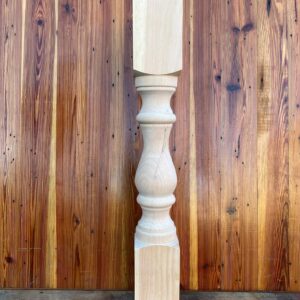 CAROLINA LEG CO. Chunky Monastery Pine Island Leg - Unfinished - Single Leg - Handcrafted in the USA - Dimensions: 5" x 34.5"