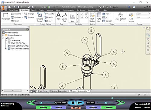 Autodesk Inventor 2015: 2D Drafting and Customization – Video Training Course