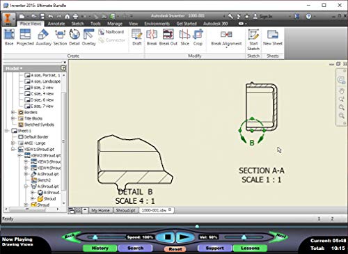 Autodesk Inventor 2015: 2D Drafting and Customization – Video Training Course