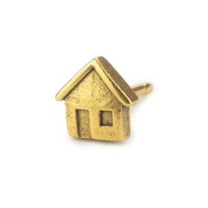 gold house metal map push pins