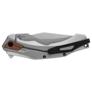 Kershaw Payout Pocketknife, 3.5" D2 High Carbon Too Steel Drop Point Blade, One-Handed Assisted Flipper Opening, Frame Lock System