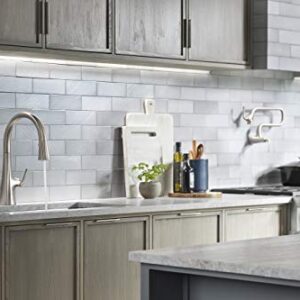 KOHLER 22066-VS Graze Wall-Mount Pot Filler, Pot Filler Faucet, Kitchen Sink Pot Filler Faucets, Vibrant Stainless