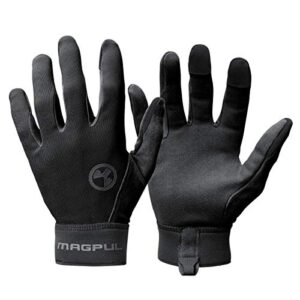 magpul technical glove 2.0 lightweight work gloves, black, medium